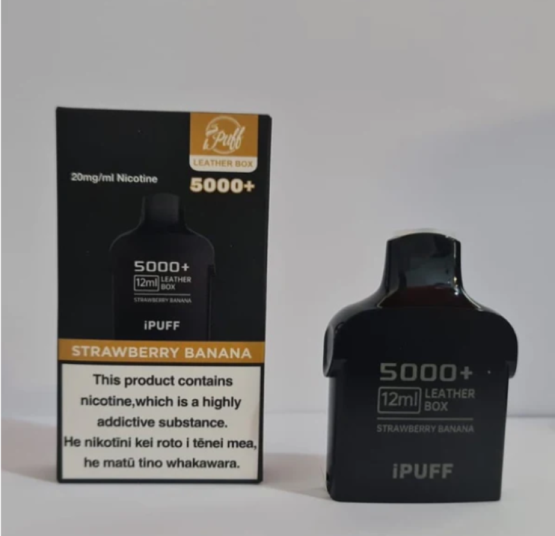 IPUFF LEATHER BOX REPLACEMENT POD 5000 PUFFS