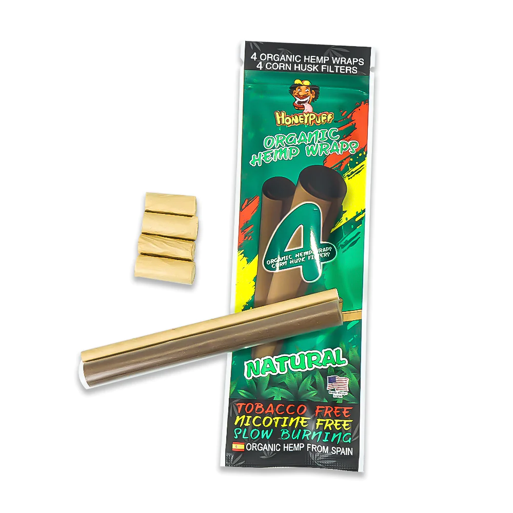Honey Puff Organic Hemp Wrap -Natural (4pk)